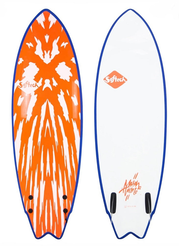 Softech Mason Ho Twin 5' 10" Soft Surfboard Neon – Bodyboard HQ