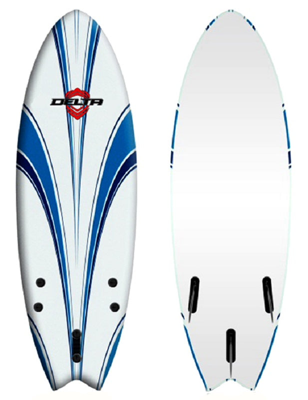Delta Hybrid 5' 6" soft surfboard – Bodyboard HQ